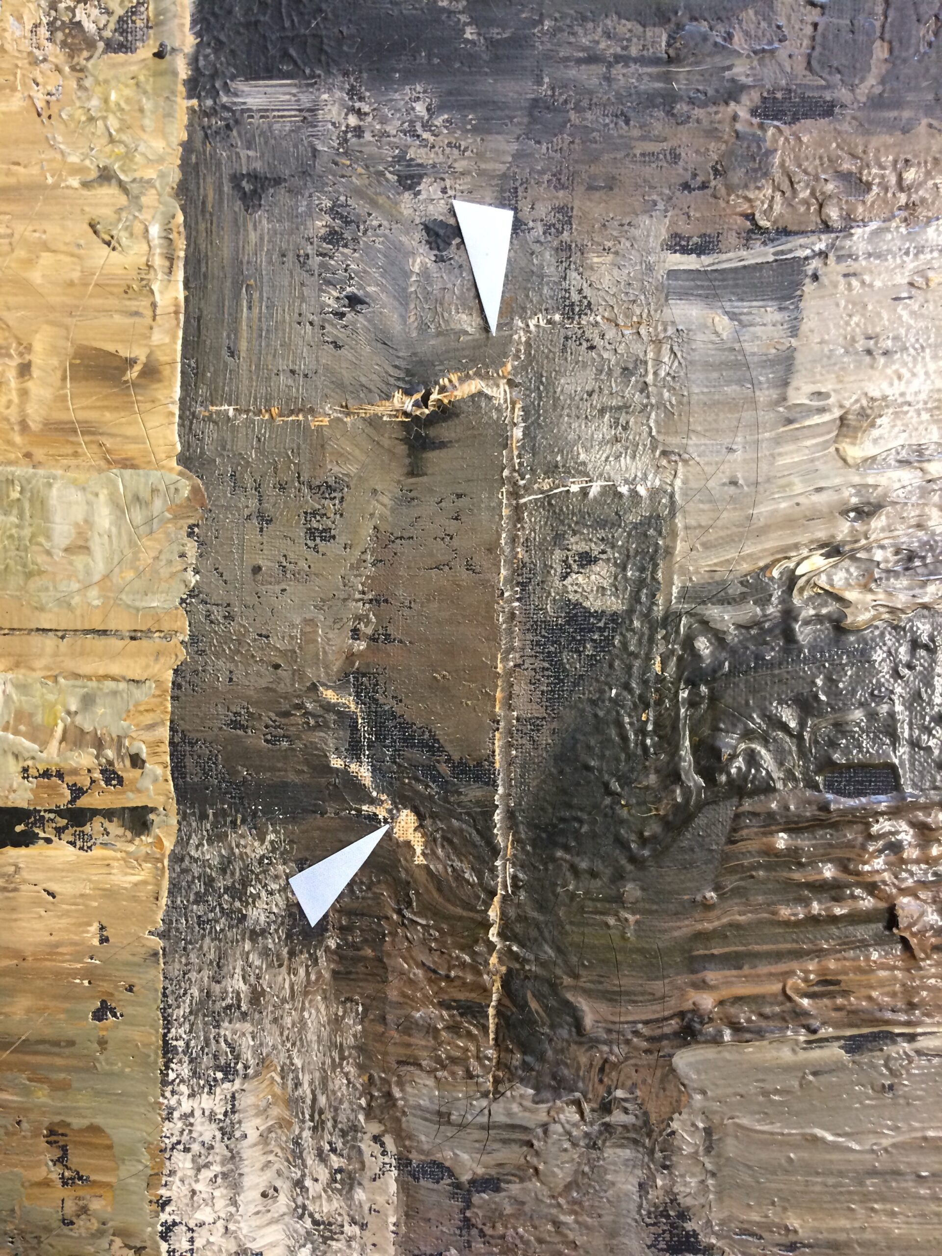 Damaged canvas problem - Brushstroke
