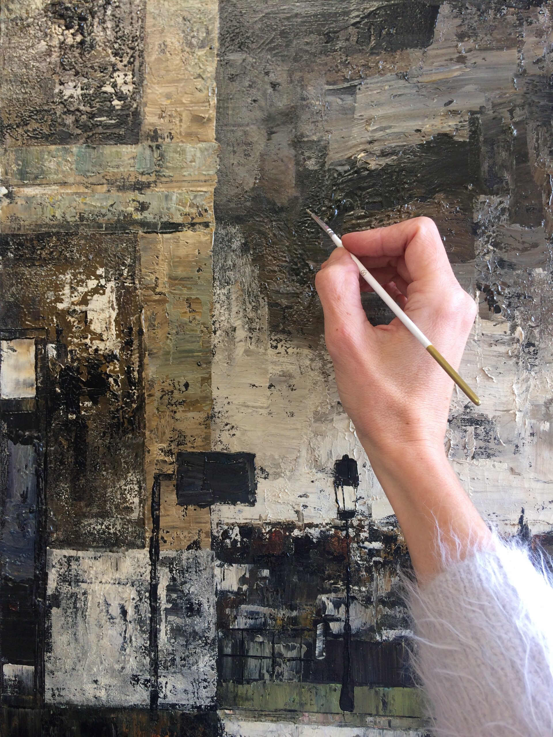 Damaged canvas problem - Brushstroke